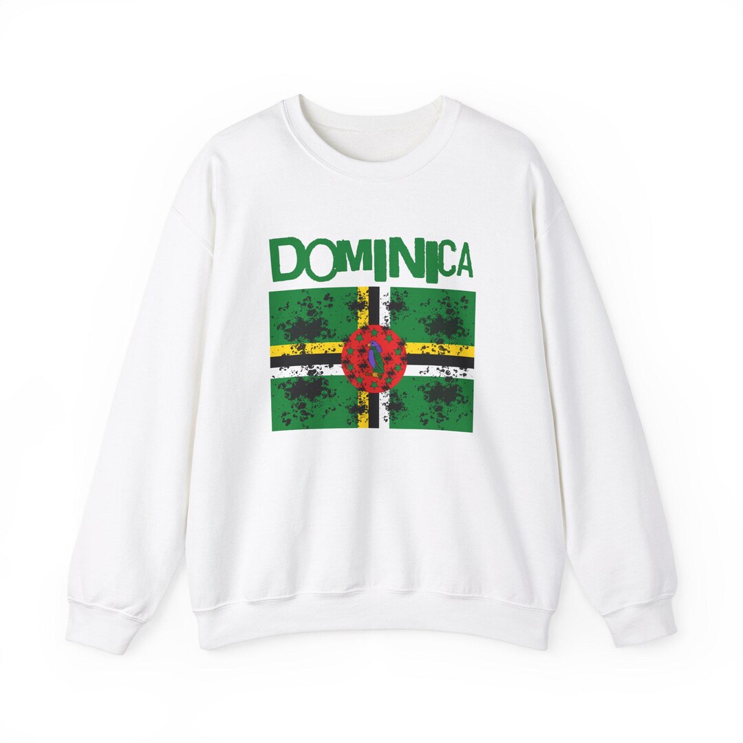 Dominica Sweatshirt Gift for Dominican Dominica Flag Merchandise ...