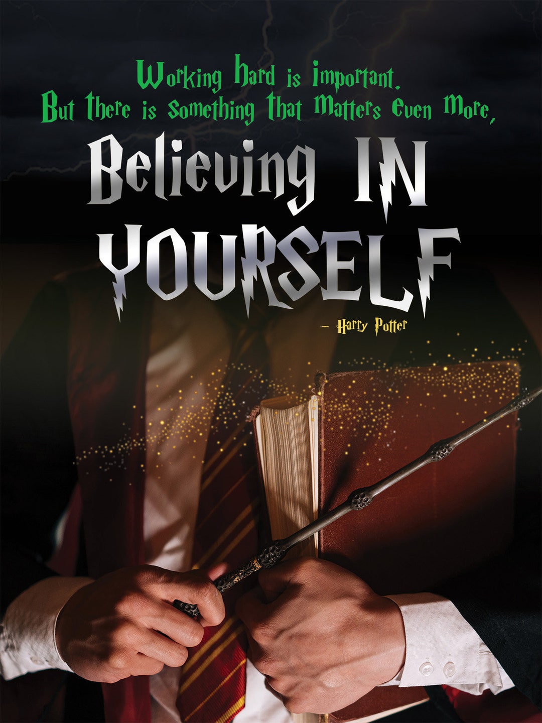 WIZARD Poster - Wizards and Magic - Inspirational Quote - Wizard School ...