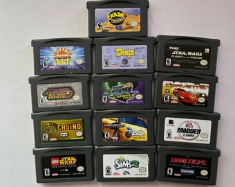 Vintage 2000s Assorted Nintendo Game Boy Advance Games YOU CHOOSE Very ...