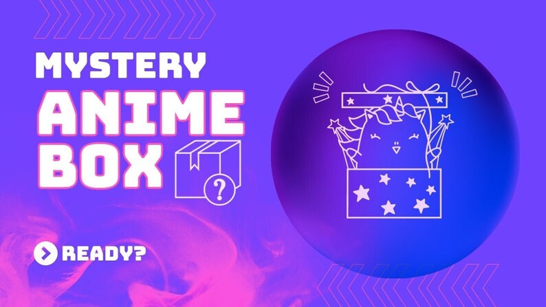 Surprise Random Mystery Anime Box - Anime Gift Box, Anime Fandom Box ...