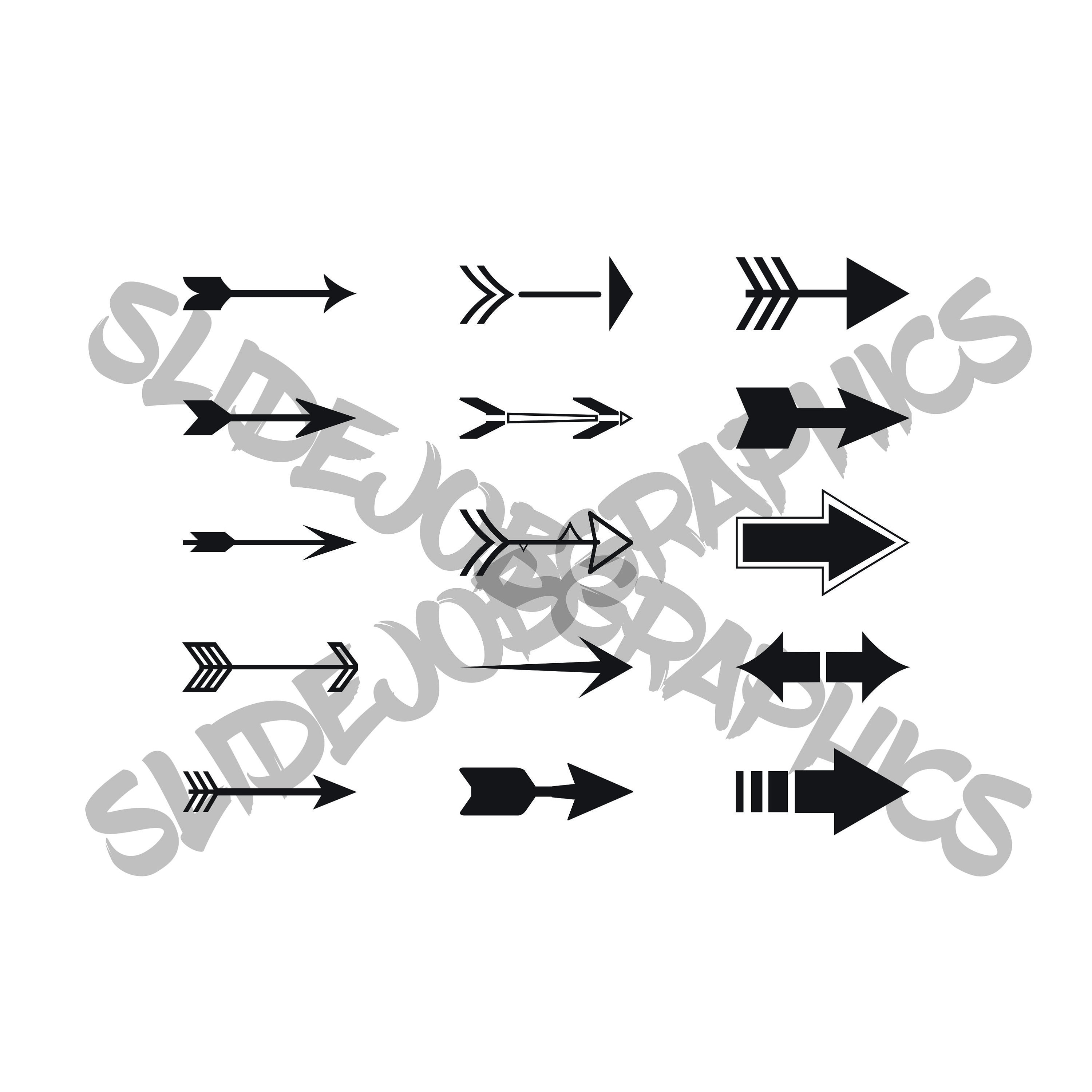 Arrows Vector File - Vector Clip Art for Commercial & Personal Use - Etsy