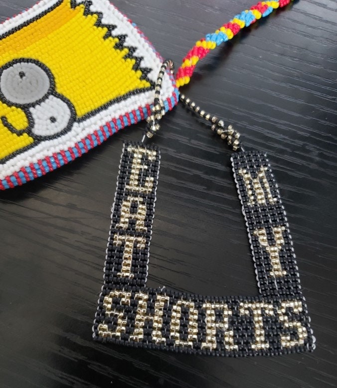 Native American Custom Beaded Bart Simpson - Etsy