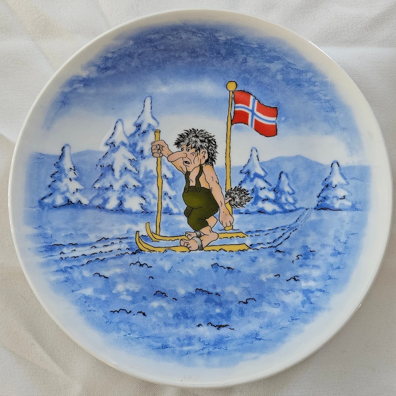Norwegian Troll Plate Designed by Unni Woldrvik - Etsy