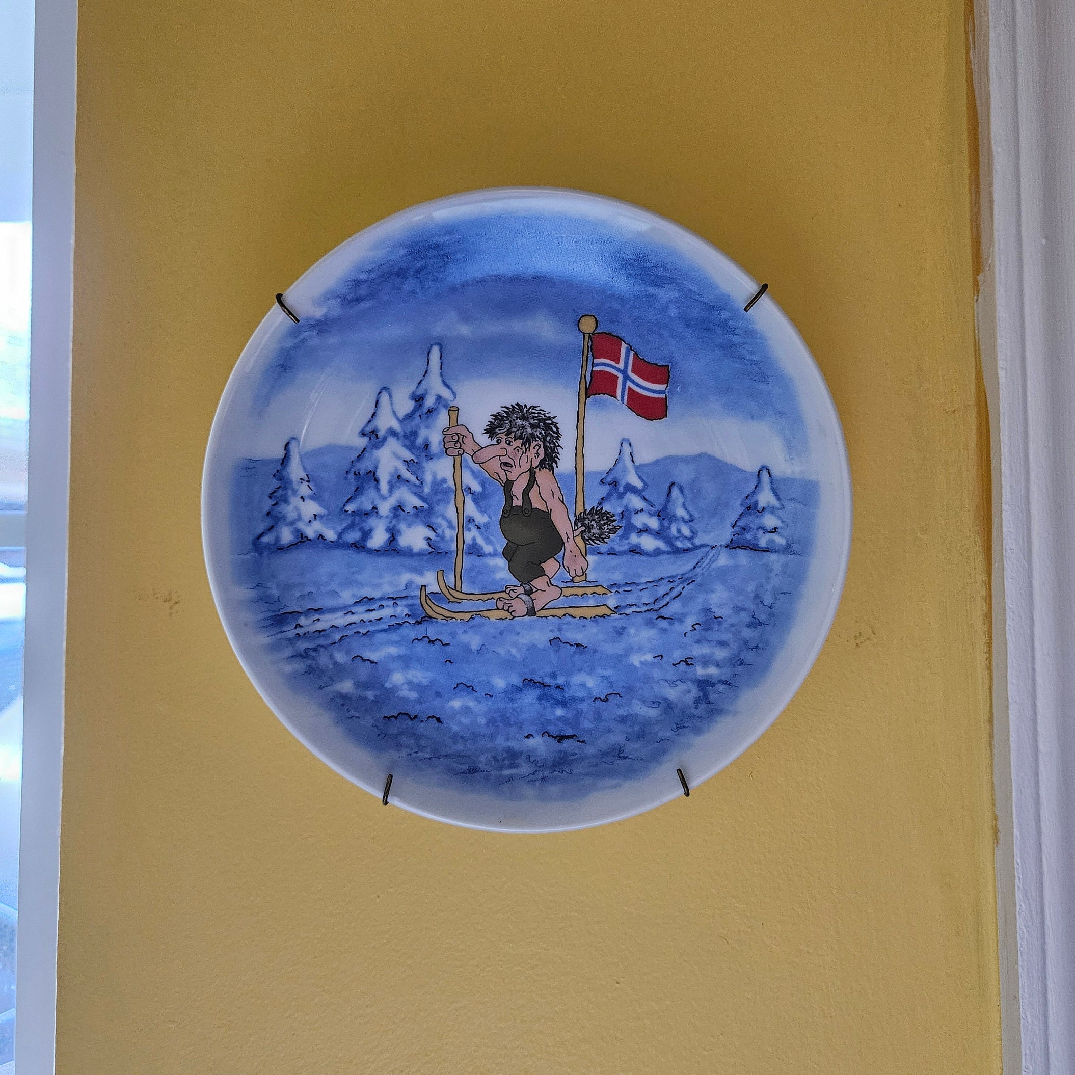 Norwegian Troll Plate Designed by Unni Woldrvik - Etsy
