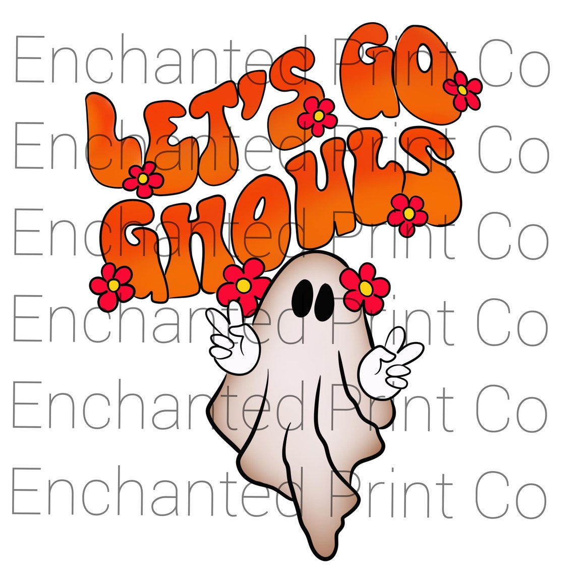 Let's Go Ghouls Png Halloween Png Spooky Png Files Cute - Etsy