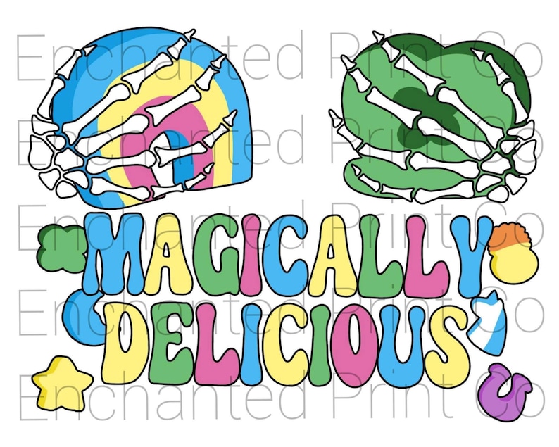 Magically Delicious St Patrick's Day Marshmallows PNG Sublimation ...