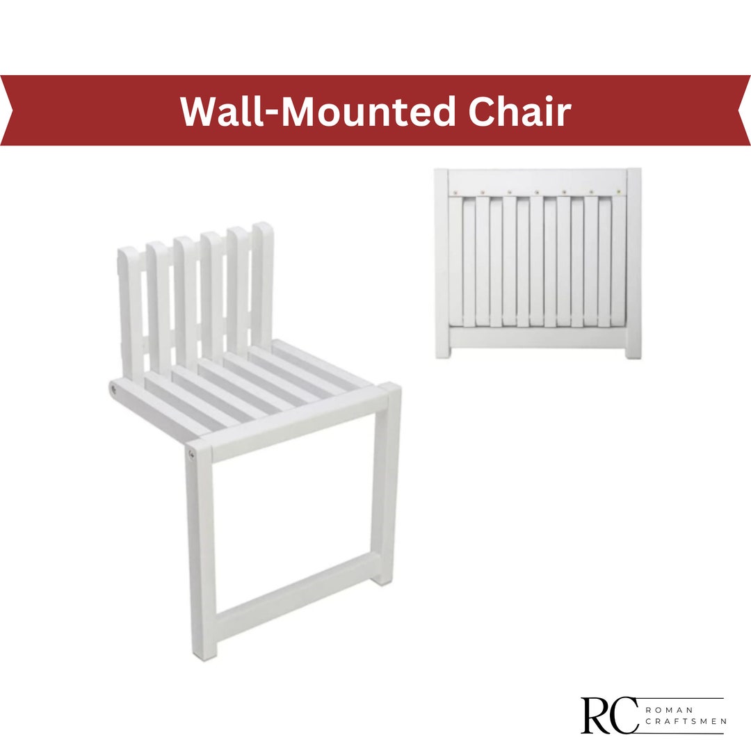 Wall-mounted Folding Stool Chair Shower Stool for Inside - Etsy