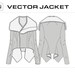 Adobe Illustrator Fashion Flats | Jacket Shearling Leather | Vector ...