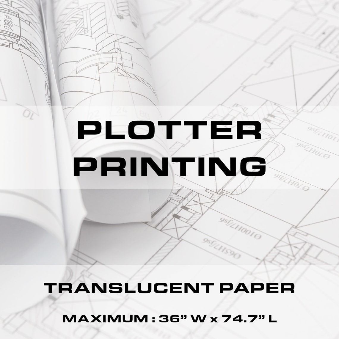 PLOTTER PRINTING - Translucent Paper | Sewing Patterns | Blueprints ...
