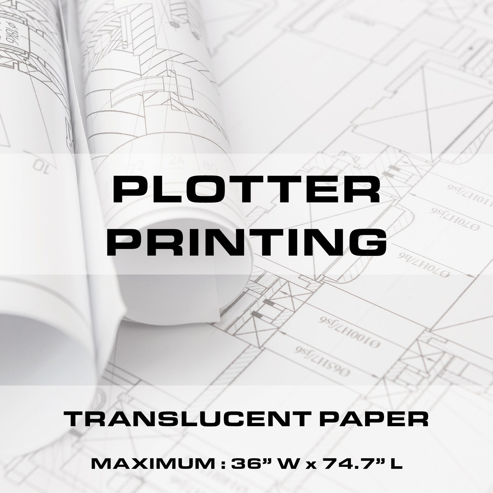 PLOTTER PRINTING - Translucent Paper | Sewing Patterns | Blueprints ...