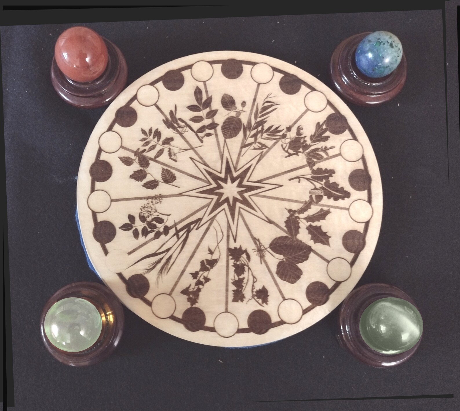 Celtic Calendar - Wooden Laser Etched Tile - Original Art Etched on ...