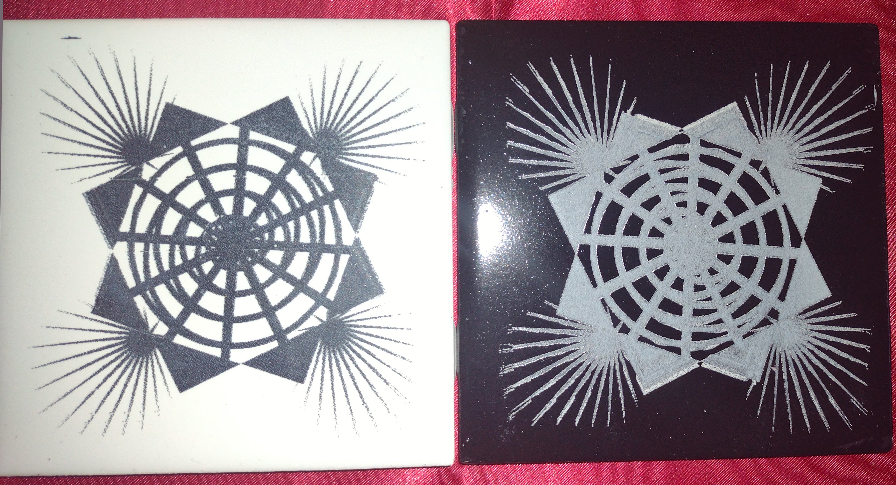 Laser Etched Tiles - Seasons Set - Symbols Etched on Tile! - Etsy