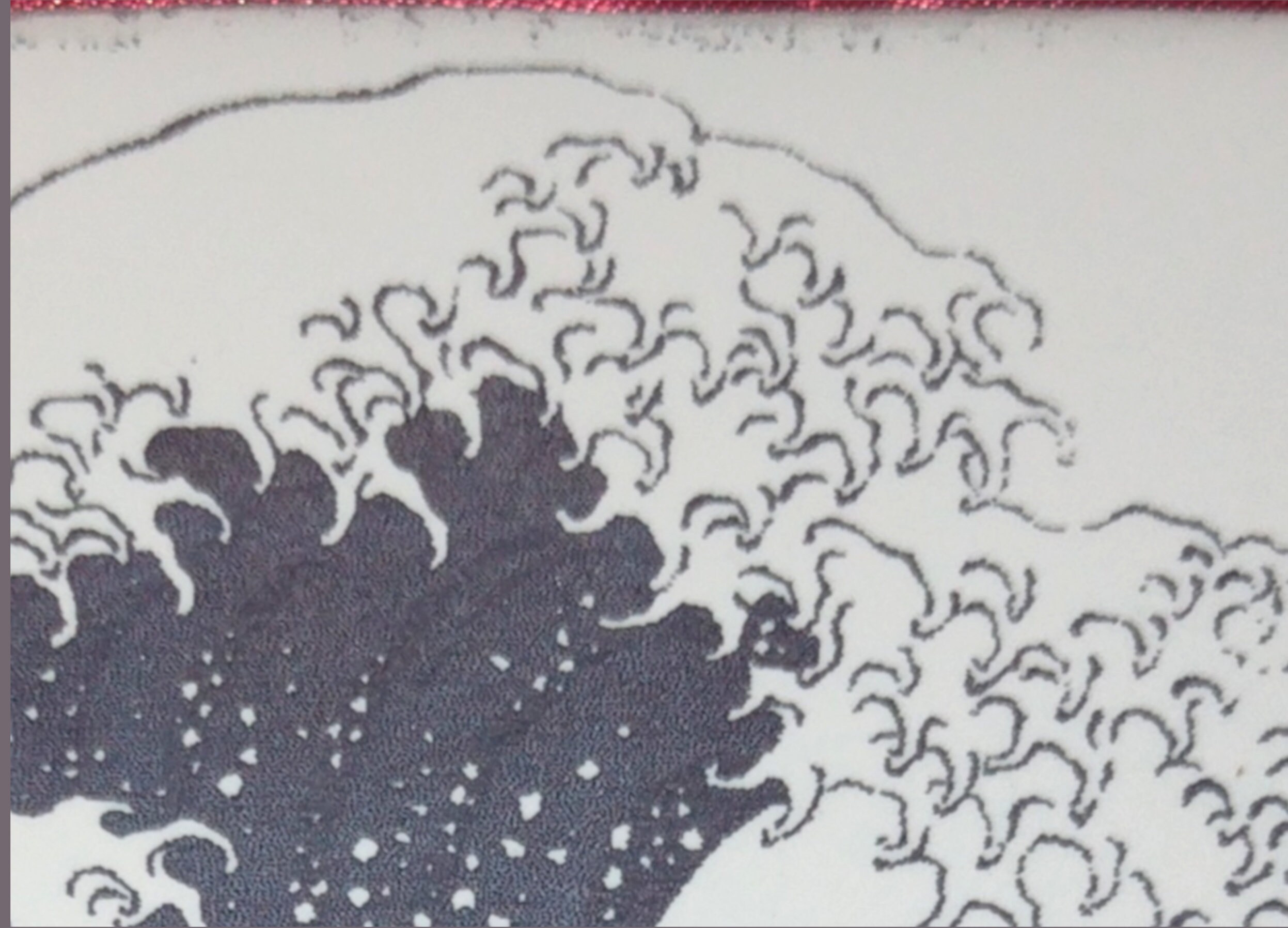 Laser Etched Tiles - the Great Wave - Great Art Etched on Tile! - Etsy