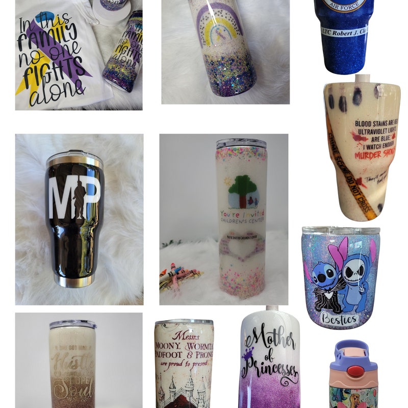 Custom Tumblers - Etsy