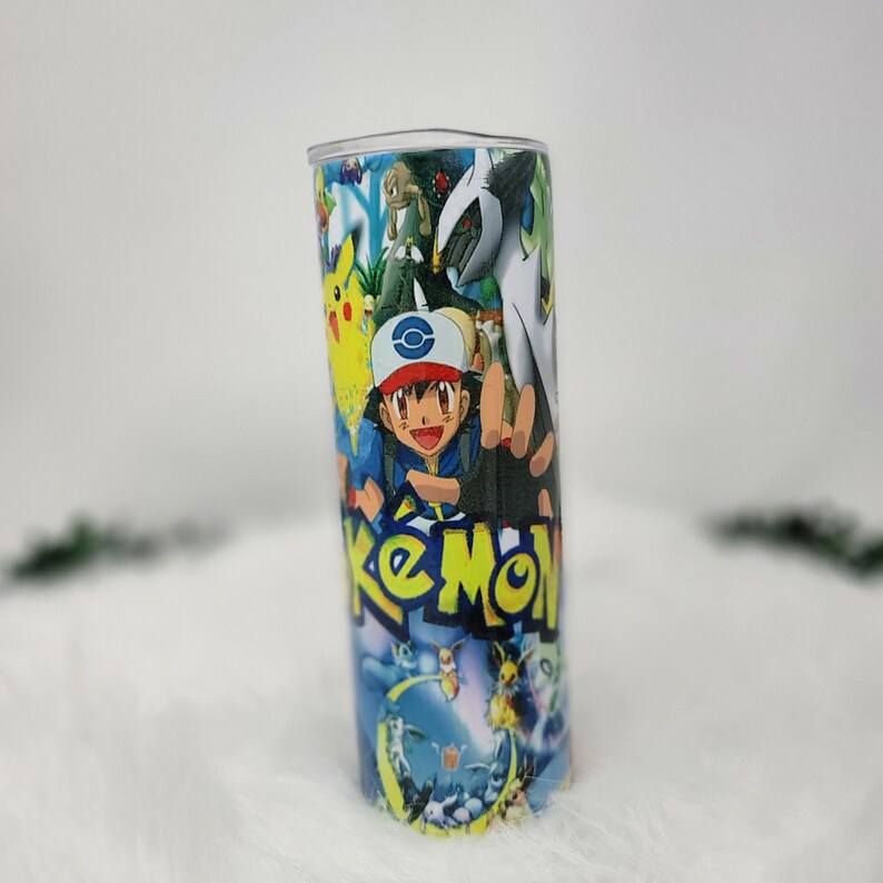 Pokémon Theme Tumbler Pikachu Collage - Etsy