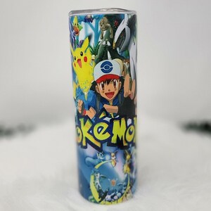 Pokémon Theme Tumbler, Pikachu Collage - Etsy