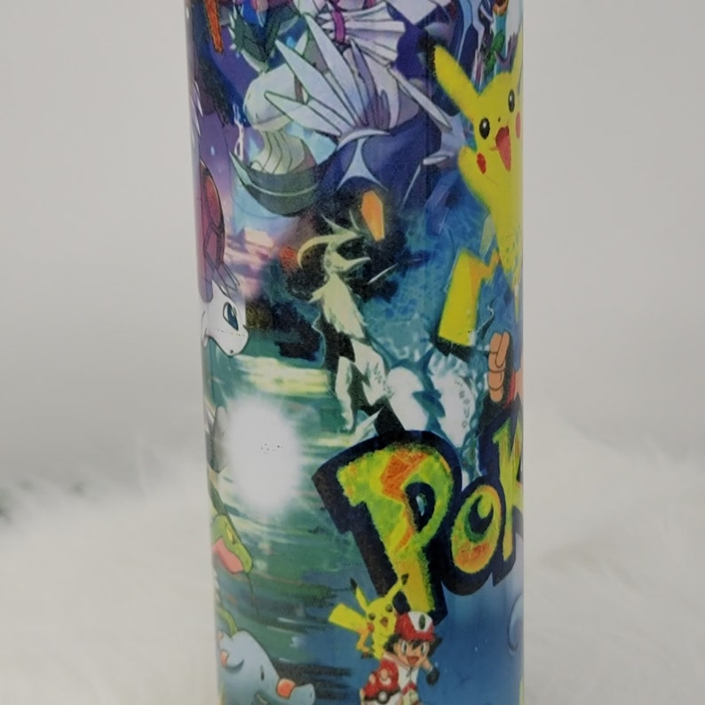 Pokémon Theme Tumbler Pikachu Collage - Etsy