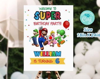 Mario Party Welcome - Etsy