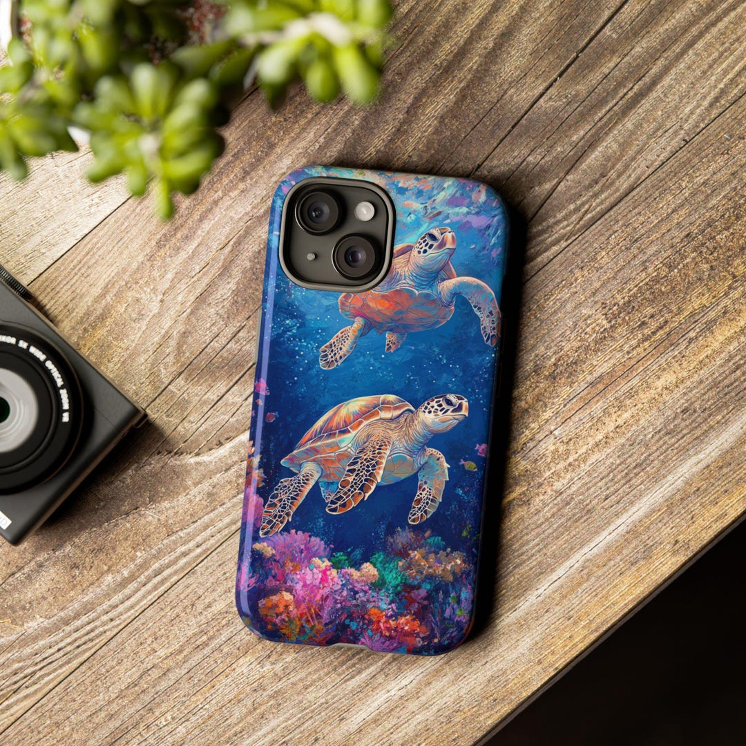 Ocean Creatures Picasso Unique Cute Aesthetic Art iPhone Cases, iPhone 15 14 13 12 11, Samsung ...
