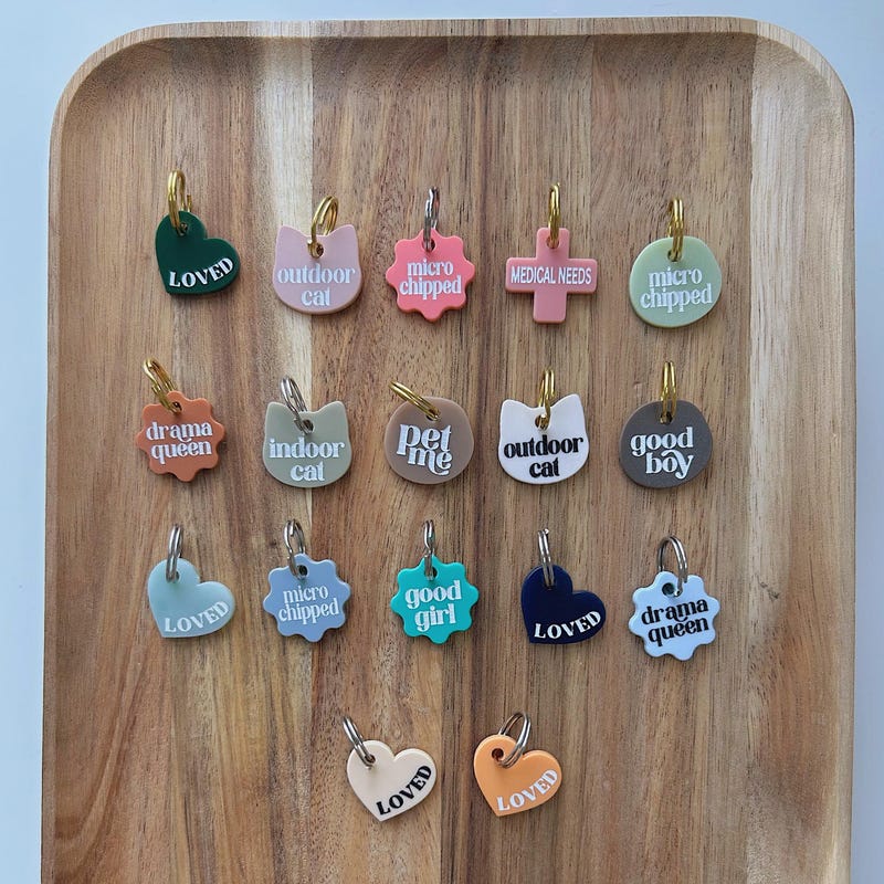 Cat Collar Charm - Etsy