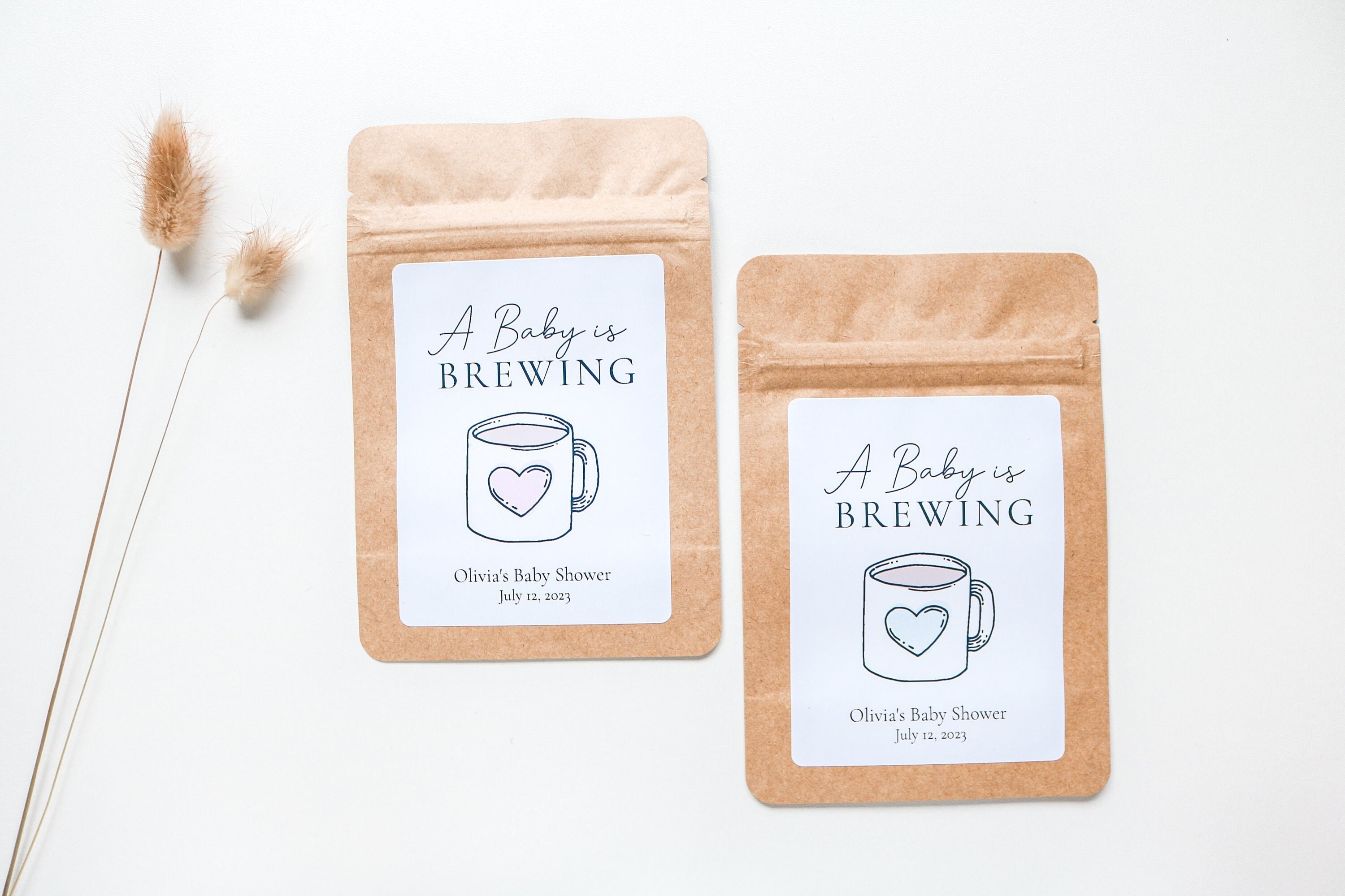 A Baby is Brewing Coffee Favour Bag Tea Party Favor Coffee - Etsy