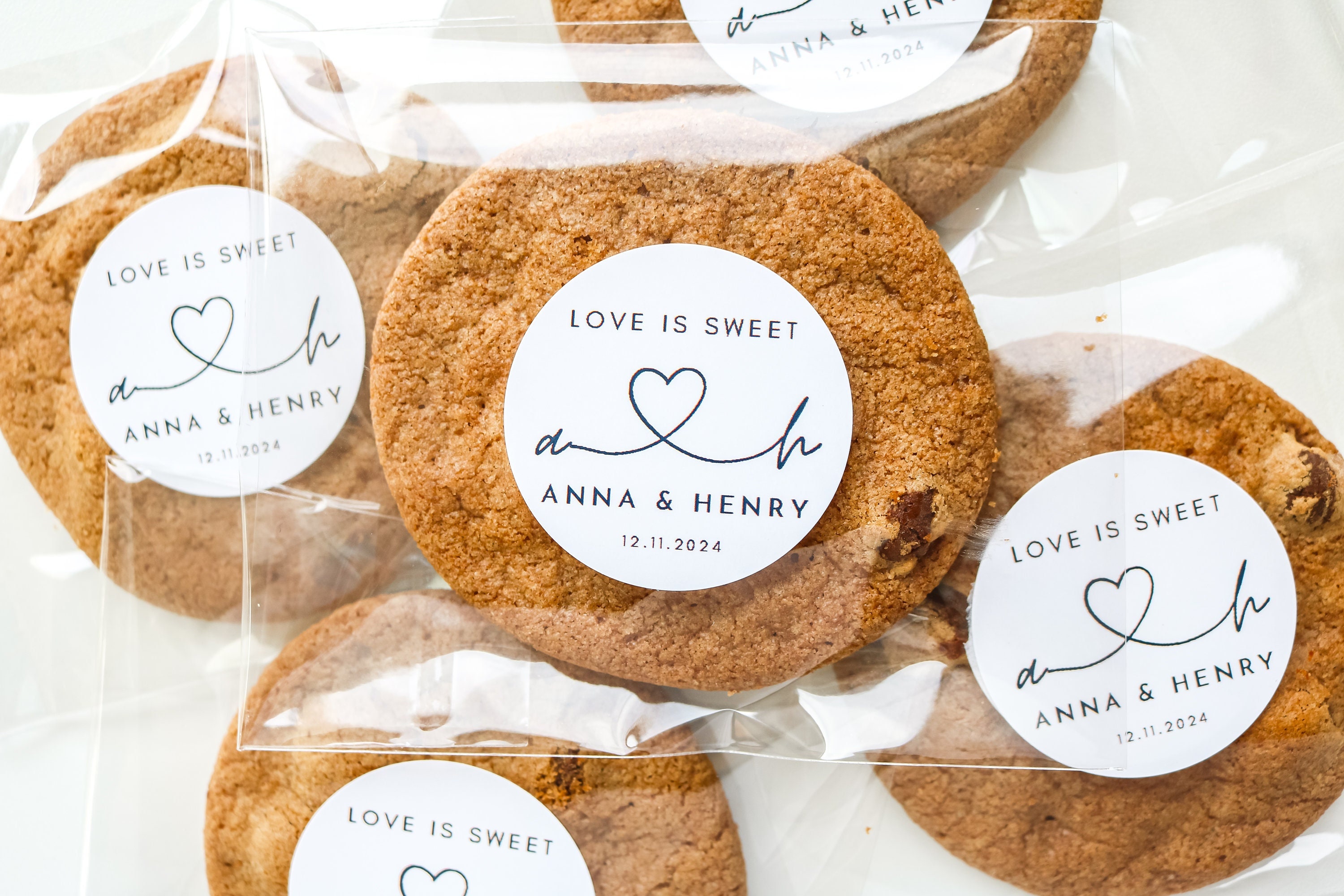 Personalized Wedding Favor Bags Cookie Bags and Stickers - Etsy