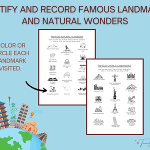 Travel Journal Kids Around the World, Kids Adventure Journal, World ...