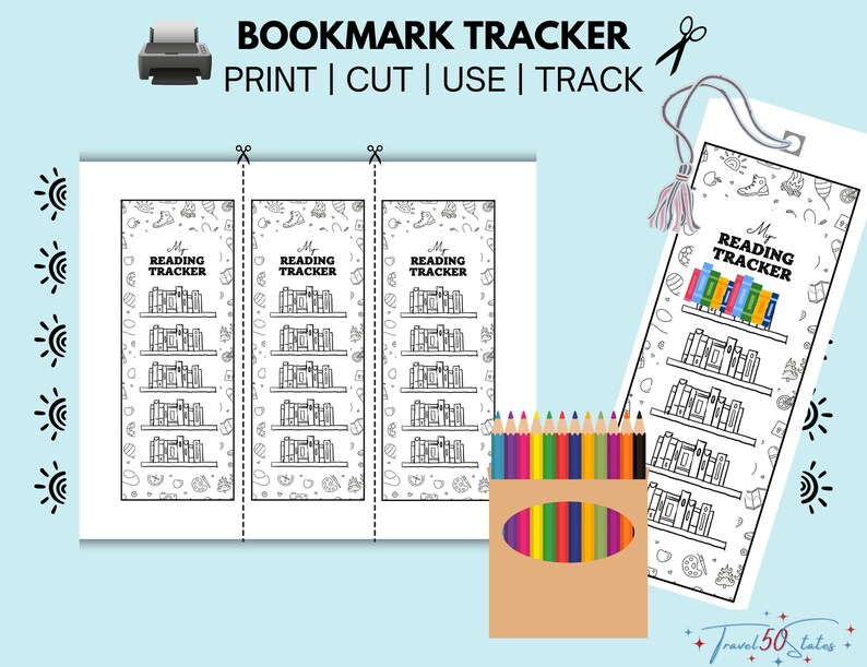 Summer Reading Journal Printable Bundle | Book Log, Reading Tracker ...