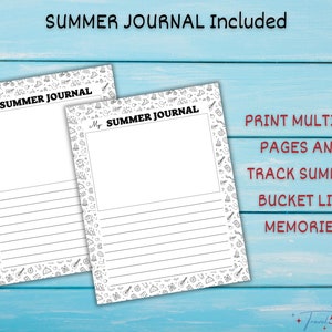 Summer Bucket List EDITABLE | Kids Checklist Template | Printable ...