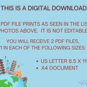 Travel Journal Kids Around the World, Kids Adventure Journal, World ...