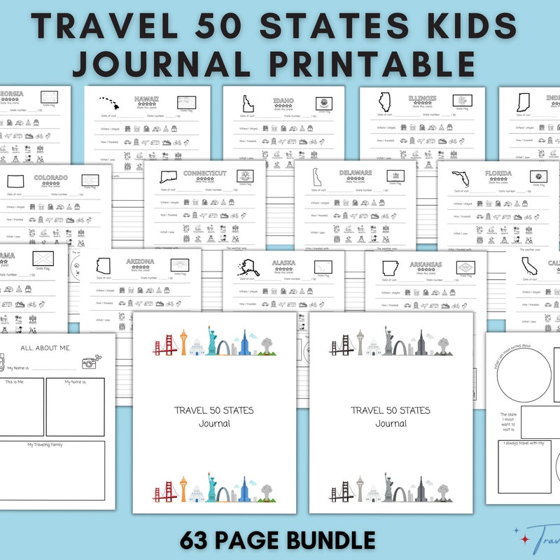 Travel Journal - Etsy