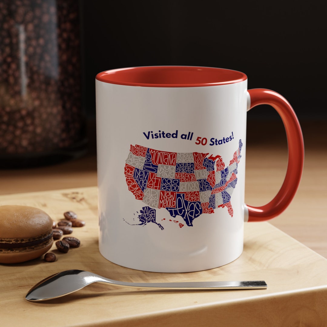 All 50 States Traveler 50 States Challenge Bucket List Gift for ...