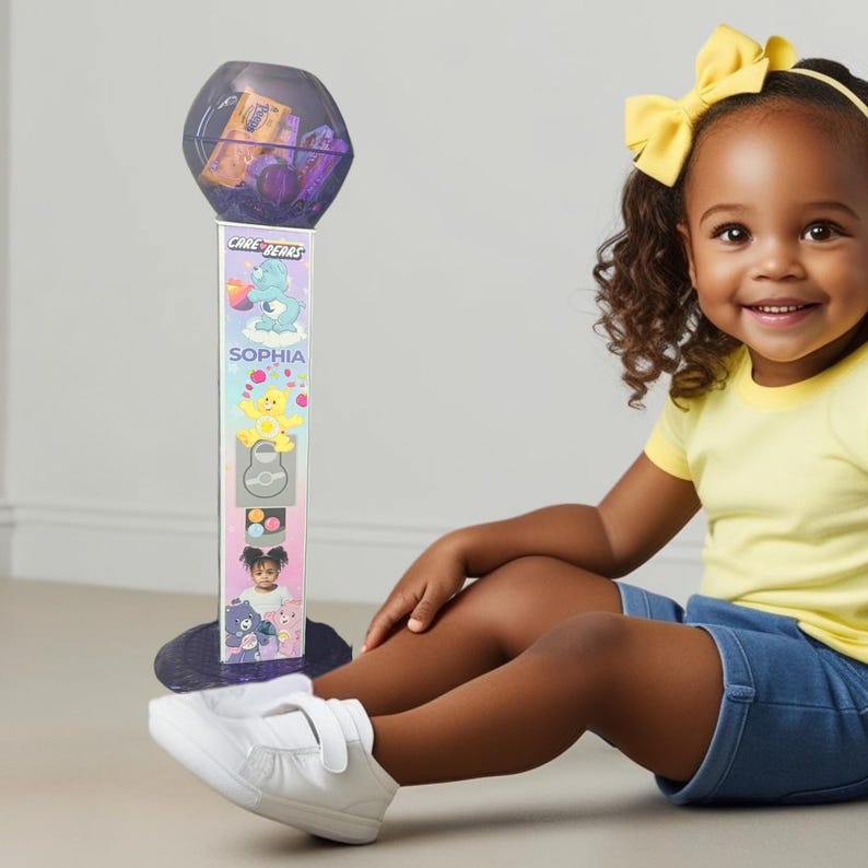 Editable Easter Gumball Machine Template, Digital Instant Download, DIY ...