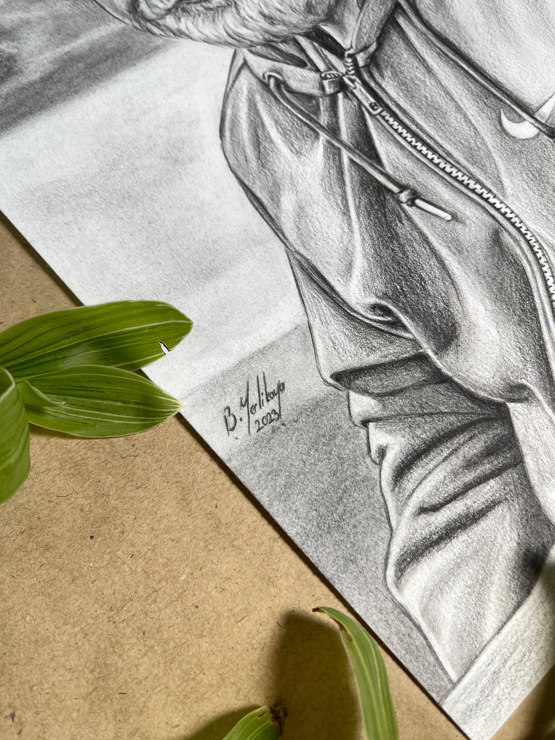 Custom Portrait Sketch From Photo, Realistic Charcoal/pencil Portrait ...