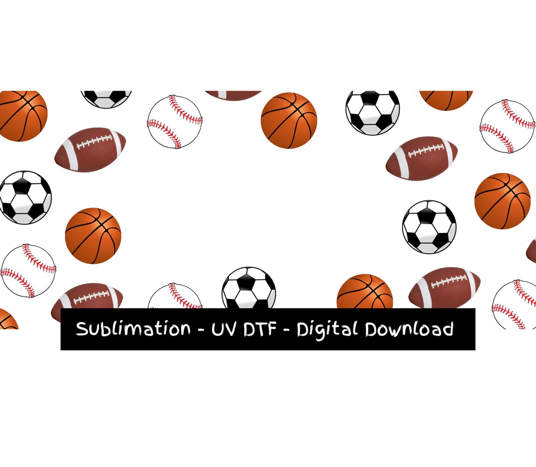 Personalized Sports Wrap- PNG, Sublimation, UV DTF, Digital File - Etsy