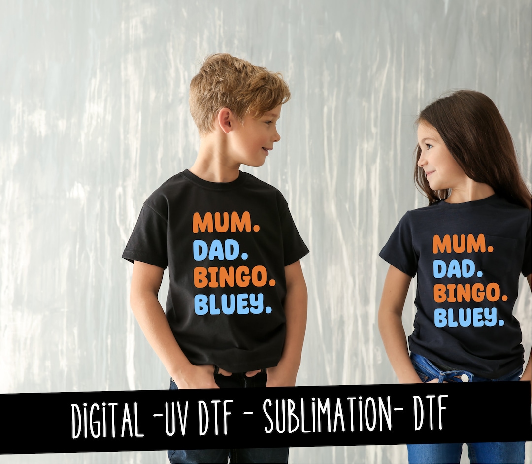 Blue Dog & Family - PNG - Digital Download- Sublimation - DTF - Etsy