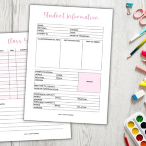 Digital Teacher's Planner Lesson Plan Calendar Weekly Teacher Planner ...