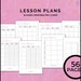 Digital Teacher's Planner Lesson Plan Calendar Weekly Teacher Planner ...