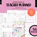 Digital Teacher's Planner Lesson Plan Calendar Weekly - Etsy