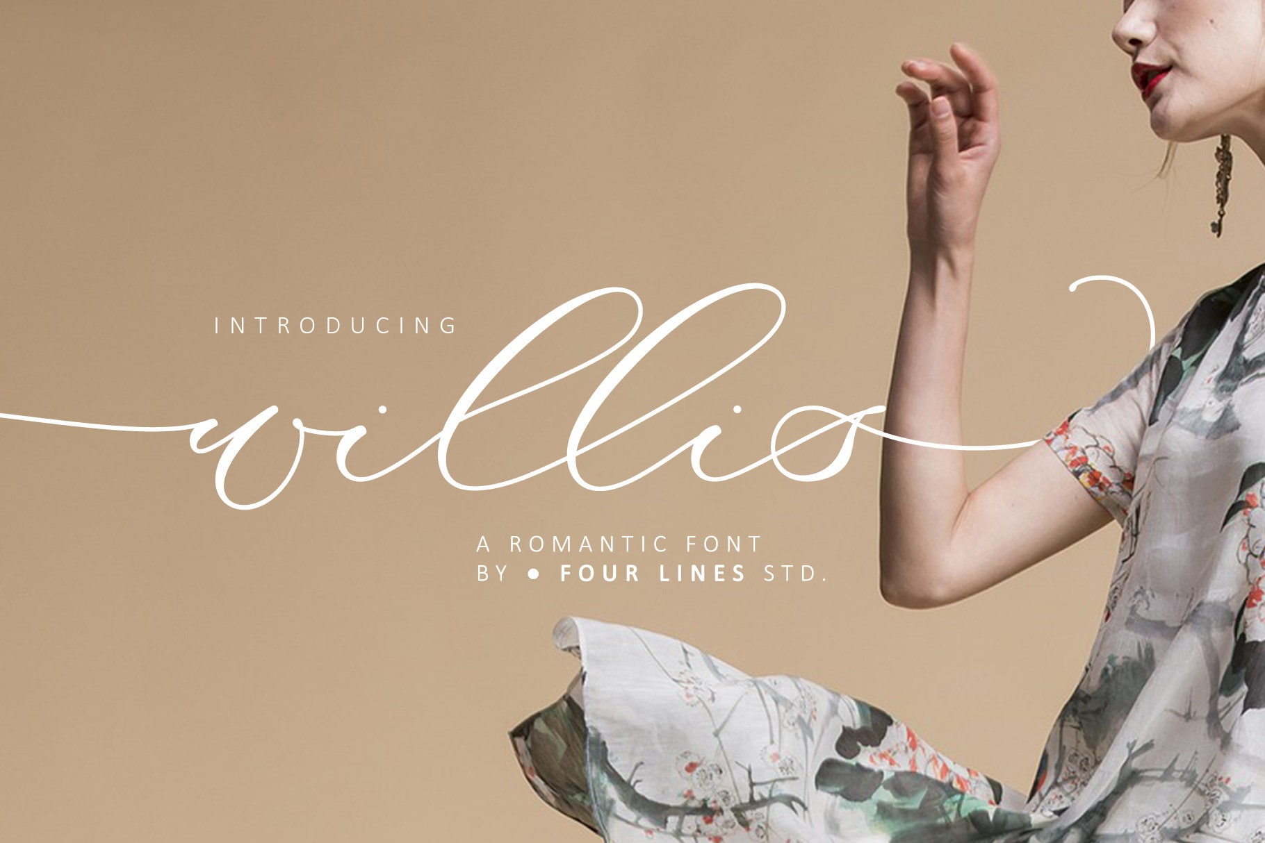 Romantic Font, Calligraphy Font, Modern Calligraphy, Hand Lettering ...
