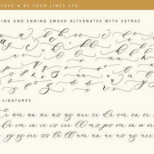 Romantic Font, Lettering Font, Wedding Font, Caligraphy Stlye, Vintage ...