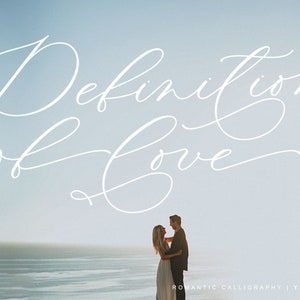 Romantic Font, Calligraphy Font, Modern Calligraphy, Hand Lettering ...