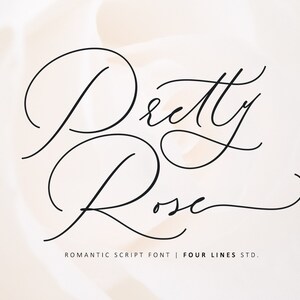 Romantic Font, Calligraphy Font, Modern Calligraphy, Hand Lettering ...