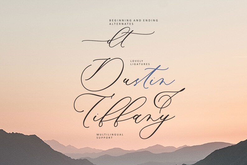 Romantic Font, Calligraphy Font, Modern Calligraphy, Hand Lettering ...
