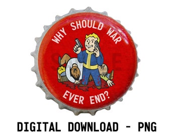 Fallout Bottle Cap Sticker - Etsy