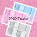 DMO TRACKER, Printable Planner. Printable Tracker, Business Builder ...