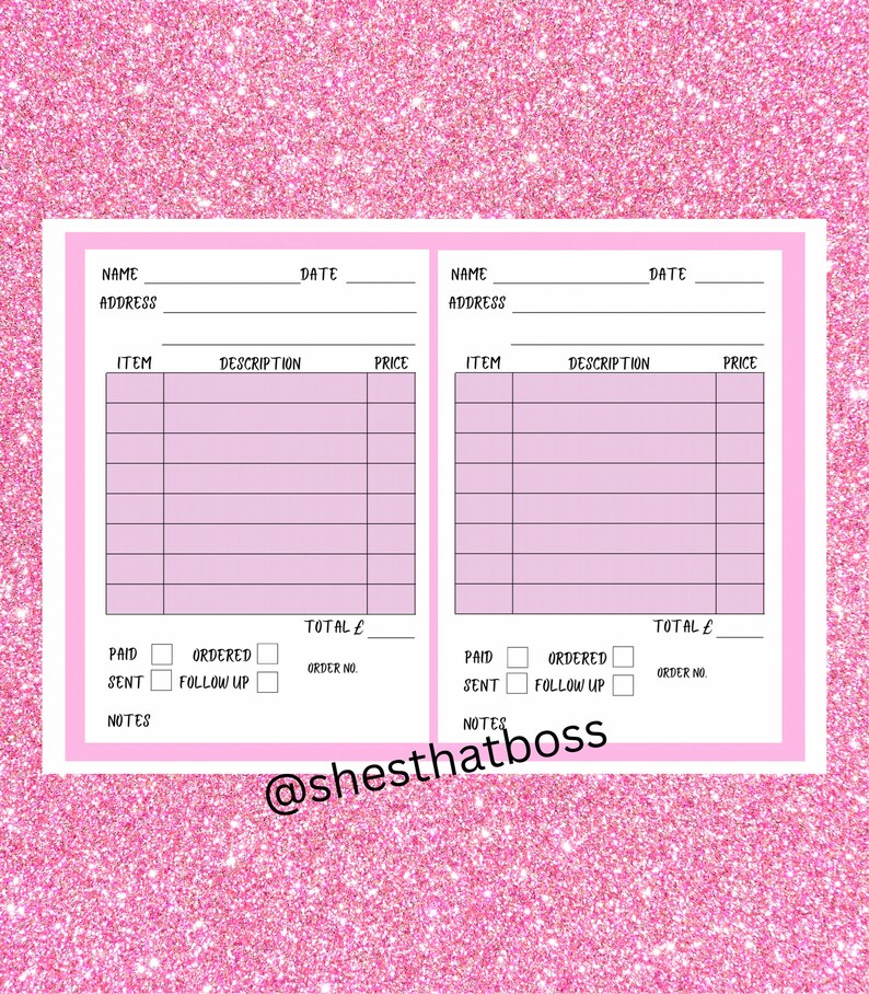 Order Forms , Printable Order Forms. Customer Order Forms, Business ...