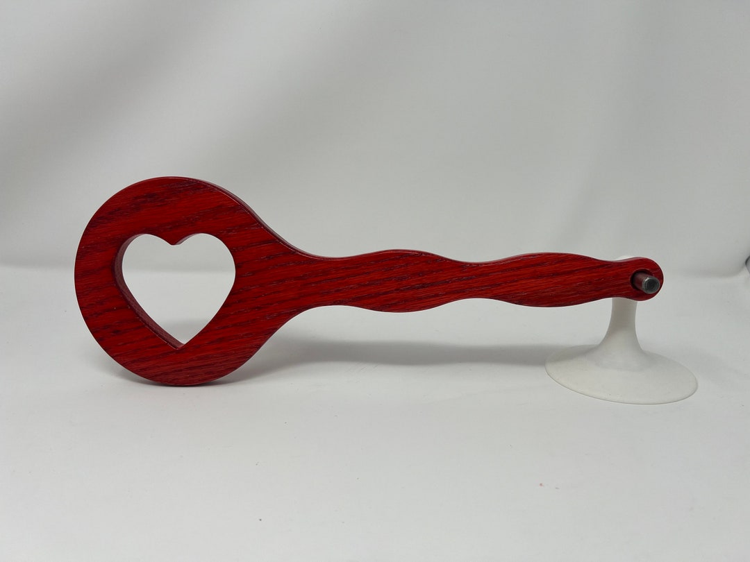 Spanking Paddle Round Heart - Etsy