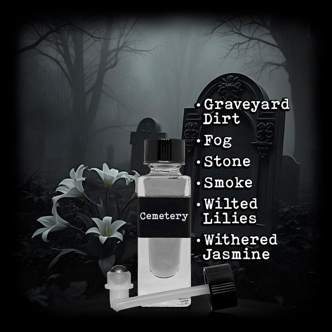 CEMETERY, Gothic Fragrance, Perfume Oil, Witchy Scents - Etsy