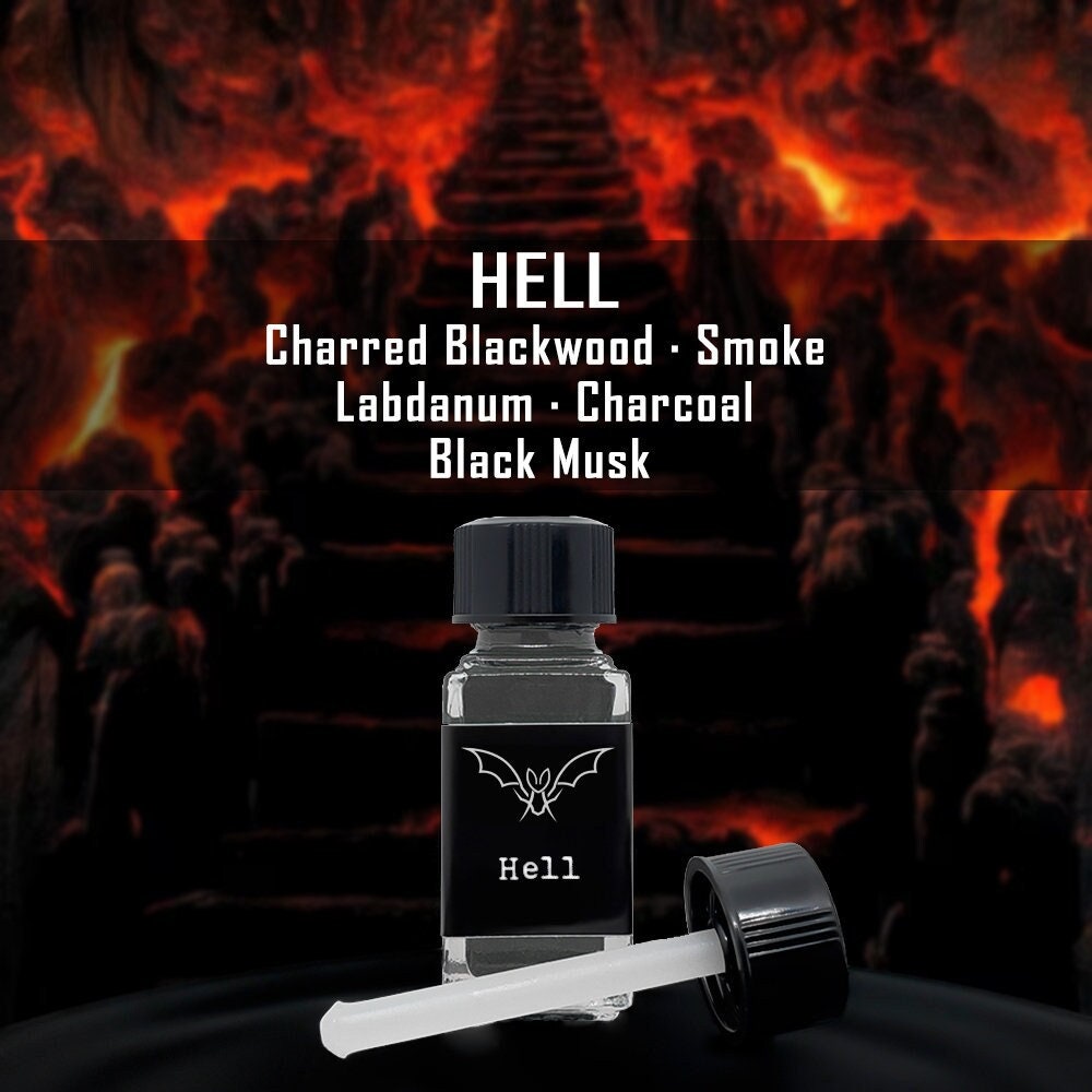 HELL, Gothic Fragrance, Perfume Oil, Dark Scents - Etsy